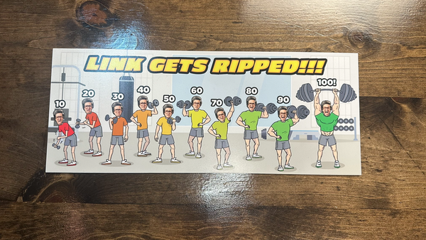 Link Gets Ripped Ranking Chart (Surprise Gift) | Mythical Society